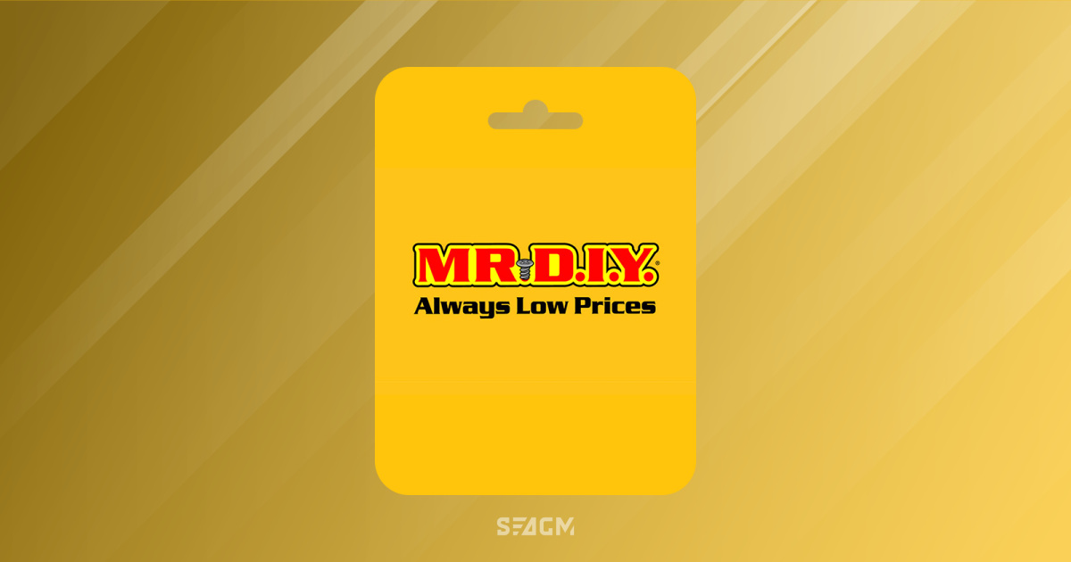 Buy MR.DIY eGift (MY) Online - SEAGM