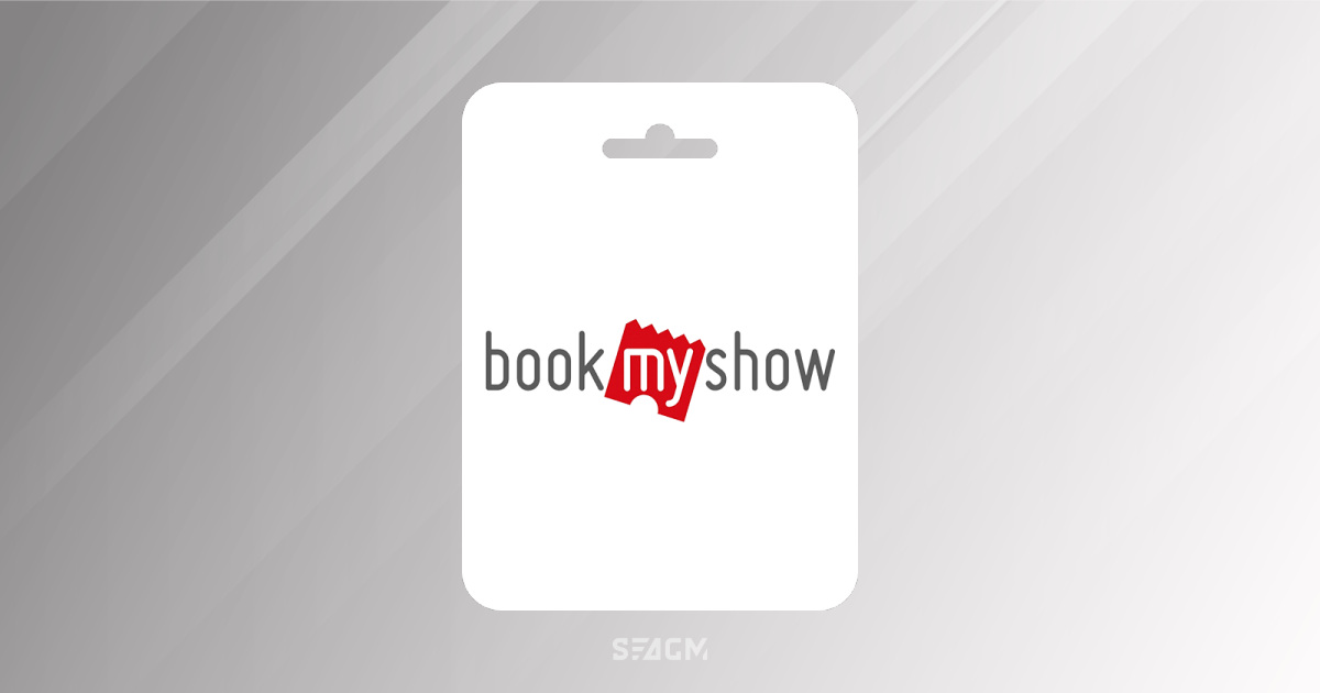 Buy BookMyShow Gift Card (IN) Online - SEAGM