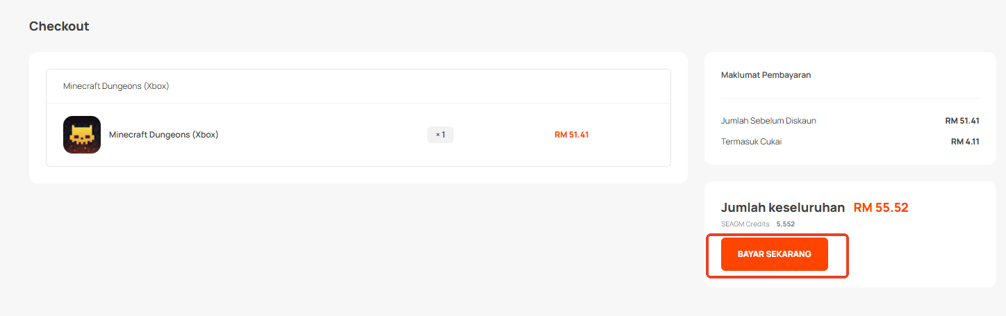 SEAGM Panduan Pengguna